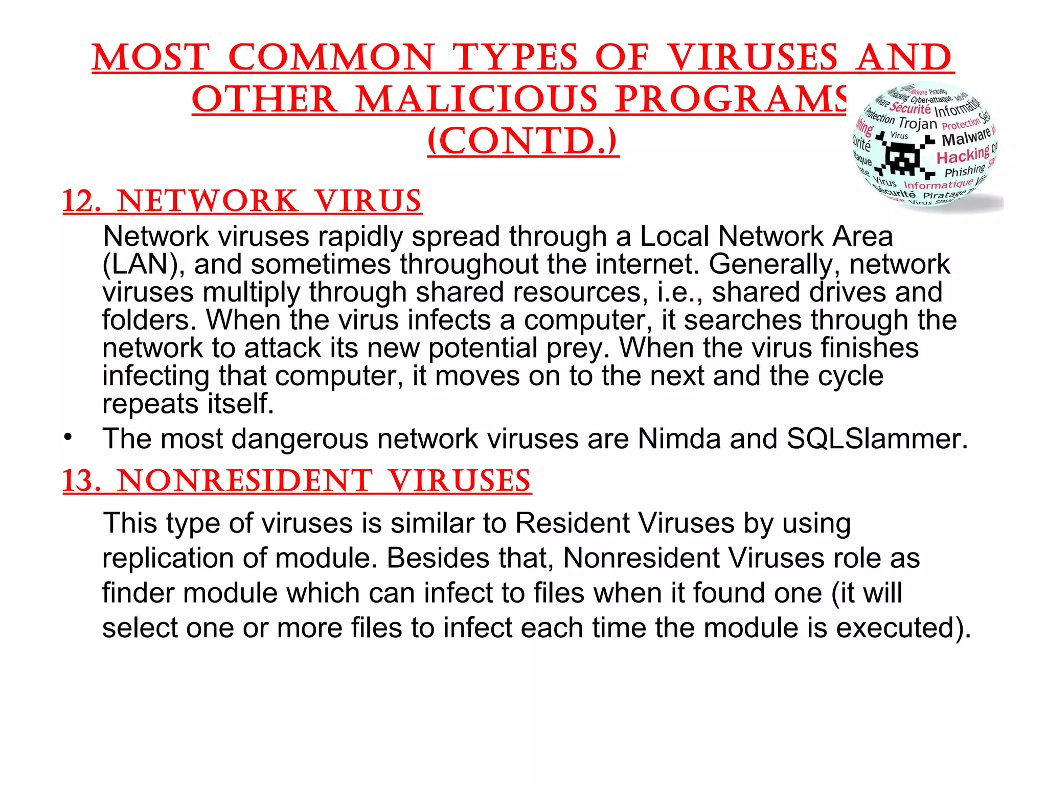 Computer viruses, types and preventions | PPT
