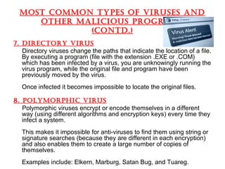 Computer viruses, types and preventions | PPT