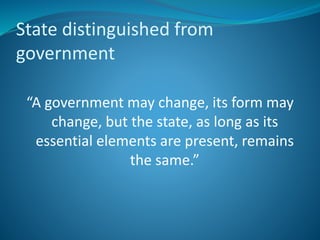 2 concept of govt and state | PPTX