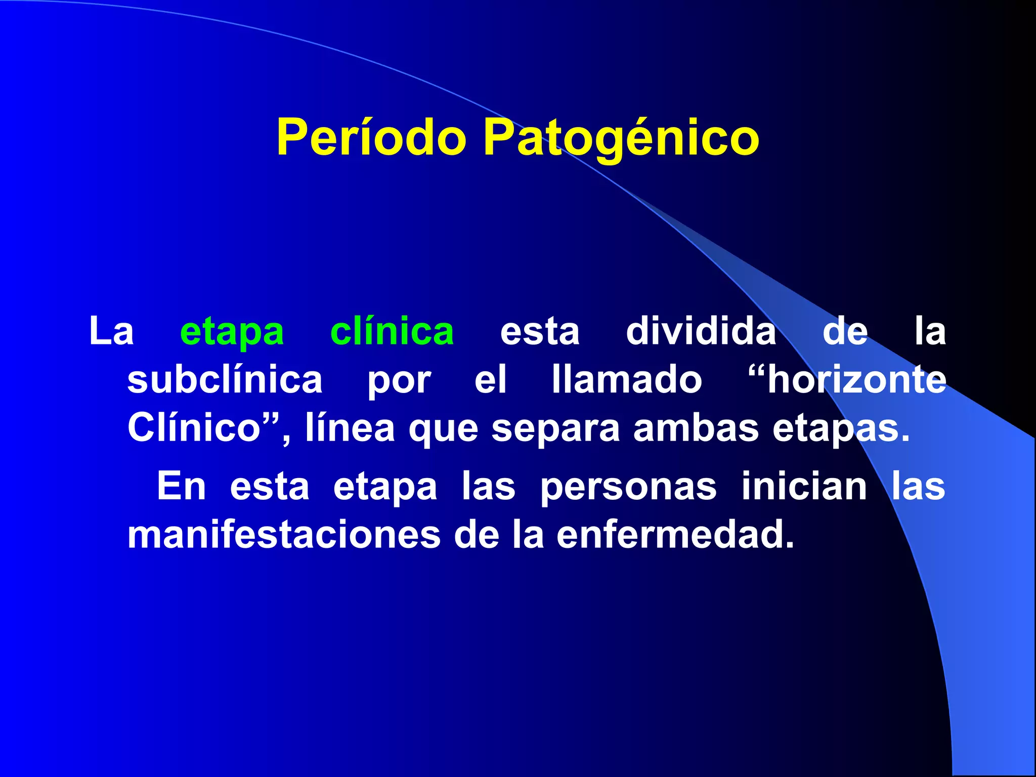 Conceptos Básicos de Salud-Enfermedad (Historia Natural de la ...