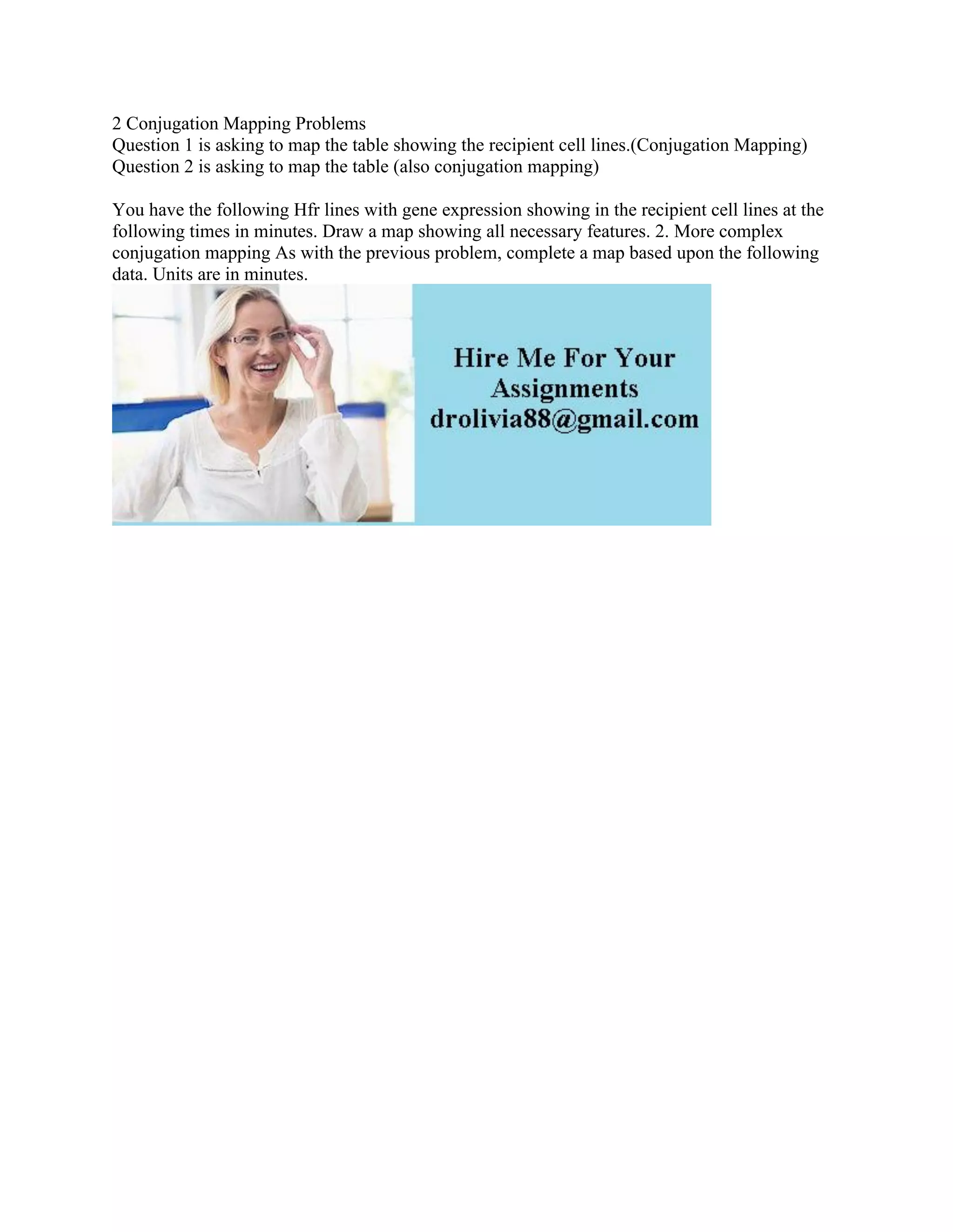 2 Conjugation Mapping Problems Question 1 is asking to map the table.pdf