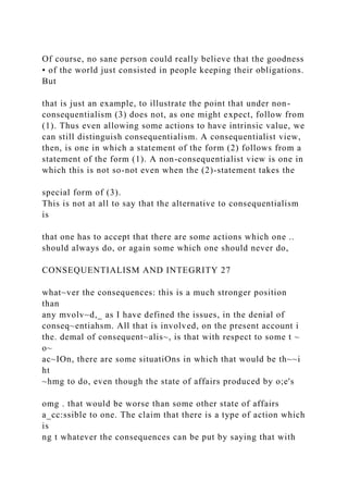 2 CONSEQUENTIALISM AND INTEGRITY BERNARD WILLIAMS .docx