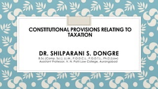 Constitutional Provisions of Tax Law.pptx