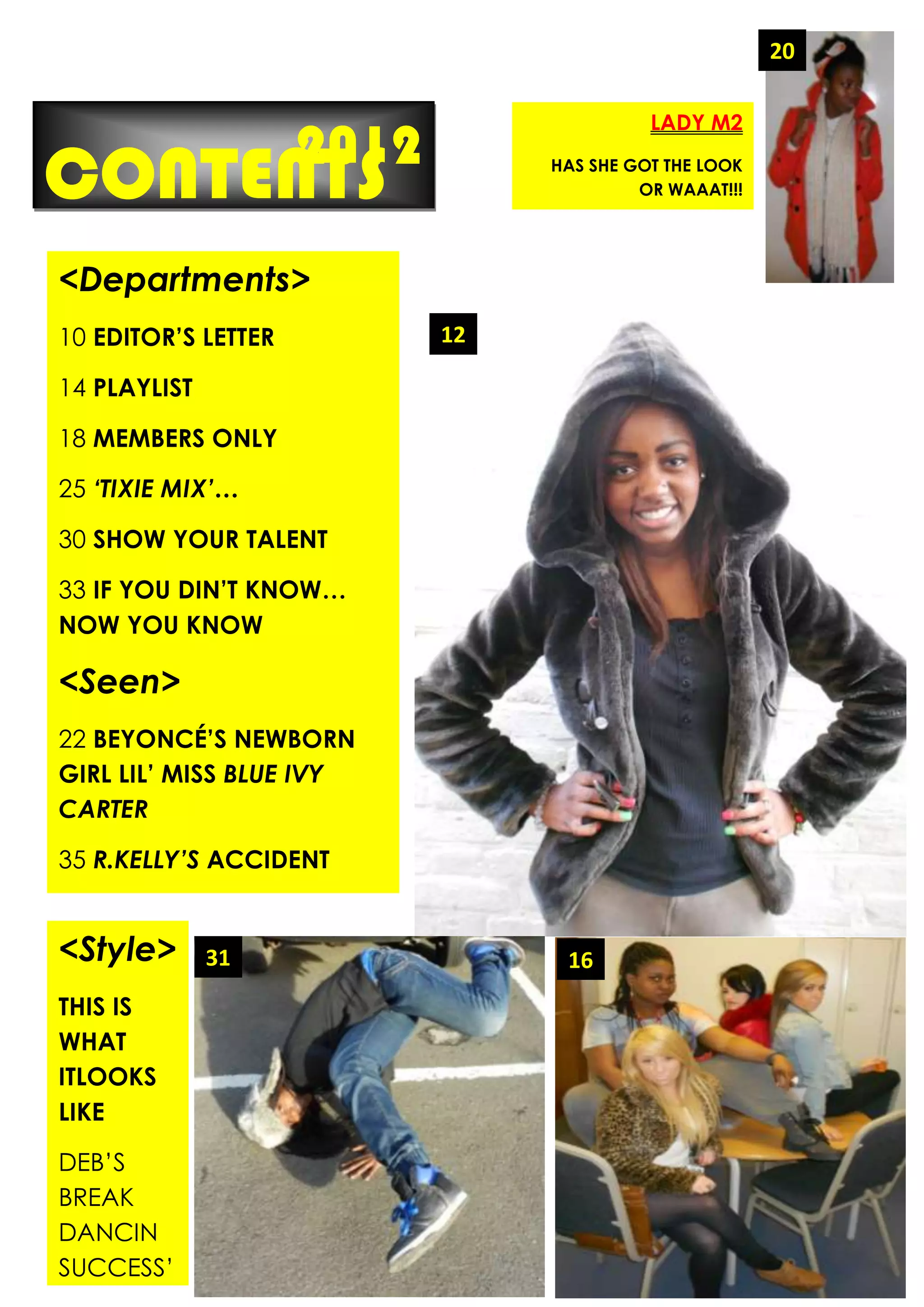 2 content page ideas | PDF