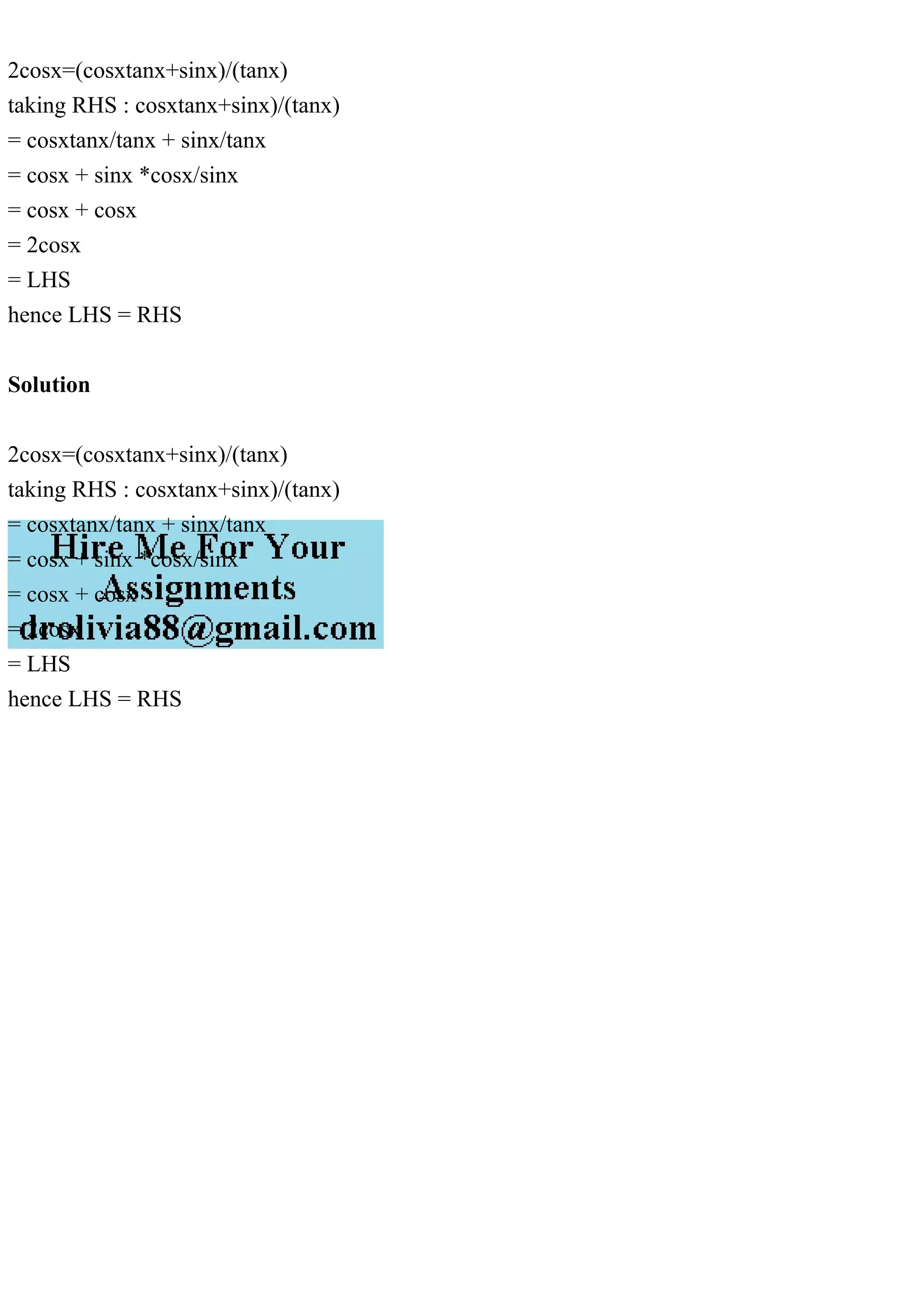 2cosx=(cosxtanx+sinx)(tanx)taking RHS cosxtanx+sinx)(tanx)= .pdf