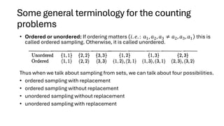 Counting -Methods-probabilities-theory prst2 | PDF