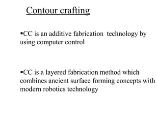 CONTOUR CRAFTING | PPTX
