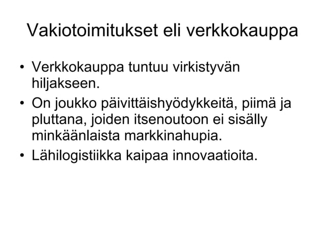 Megapolis 2025: Pekka Rytilä: Liikenteen trendit | PPT