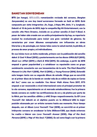 BANGTAN | PDF