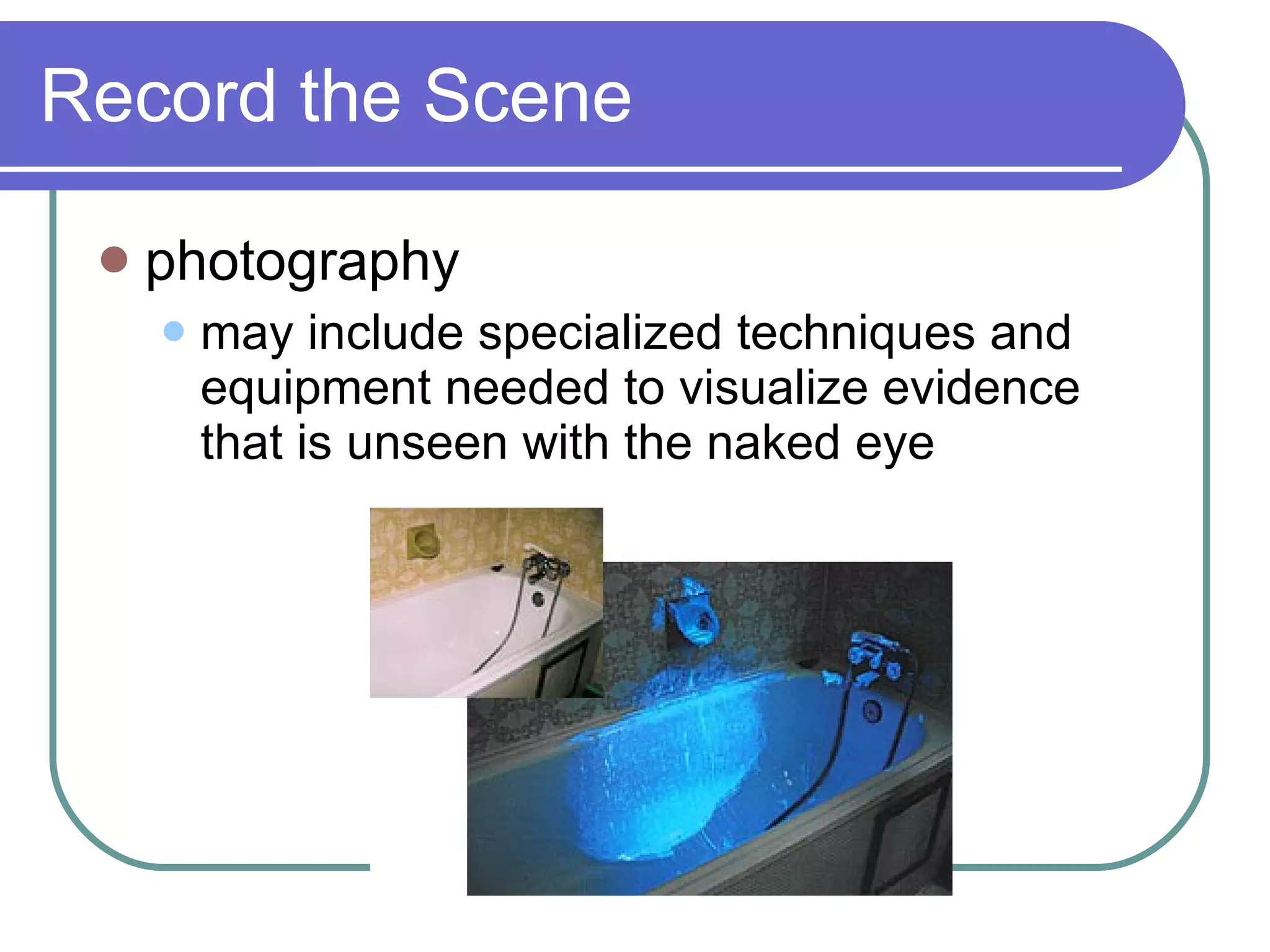 Crime Scene Protocols | PPT