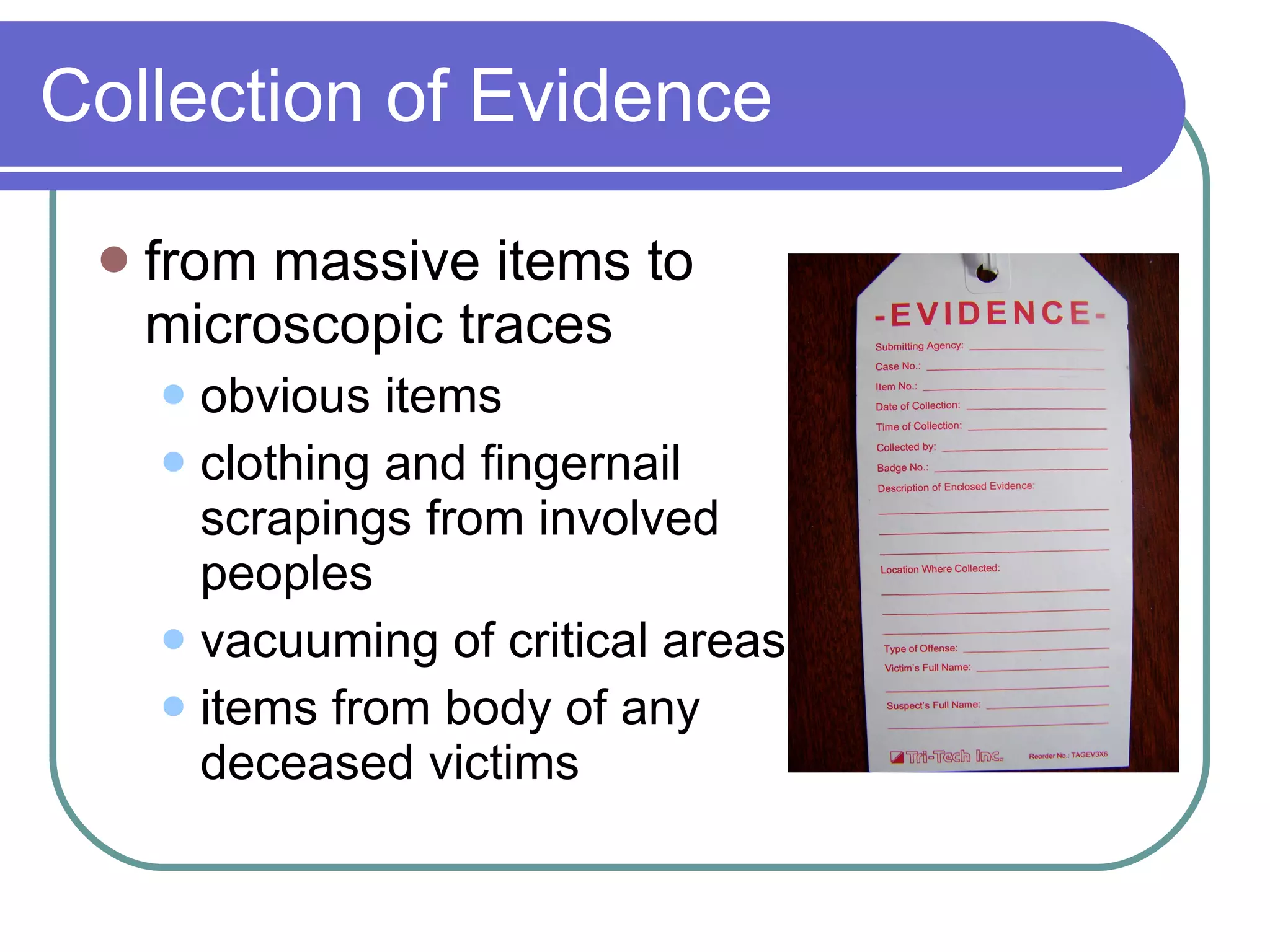 Crime Scene Protocols | PPT