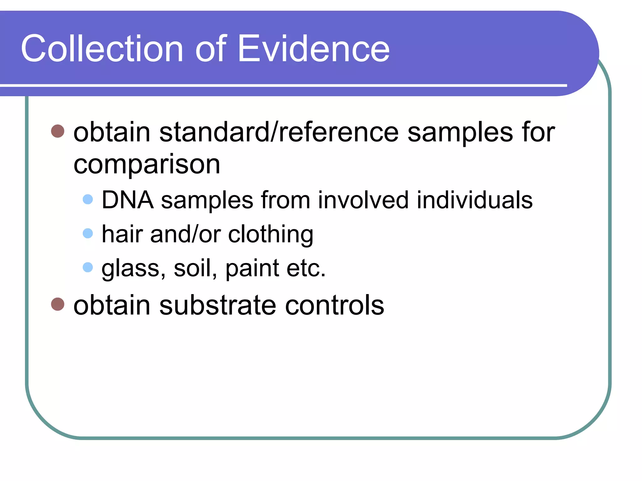 Crime Scene Protocols | PPT