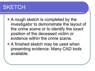 Crime Scene Protocols | PPT
