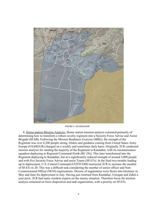 OEF 13-14 narrative history for 2d Cavalry Regiment | PDF