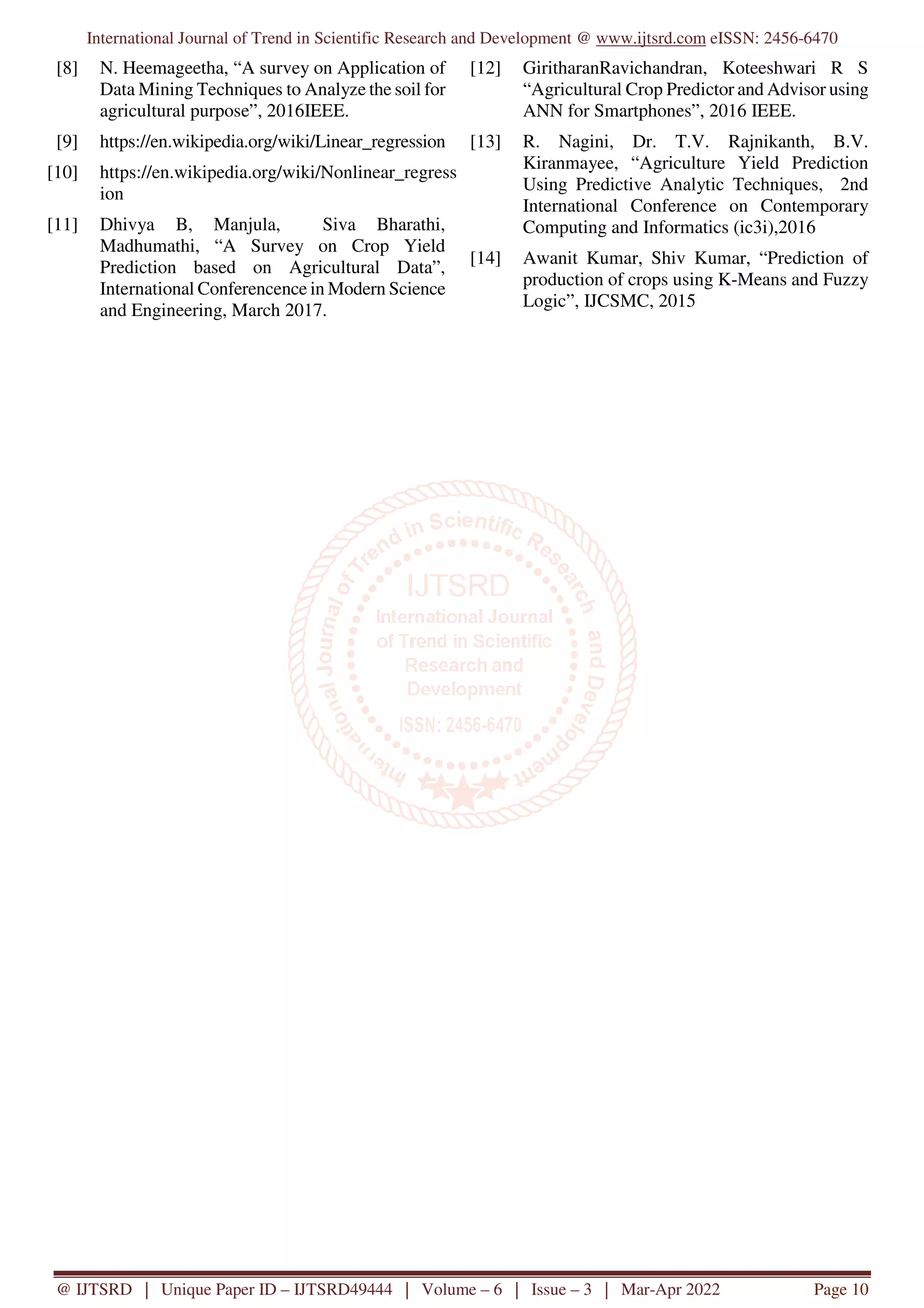 Crop Prediction System using Machine Learning | PDF