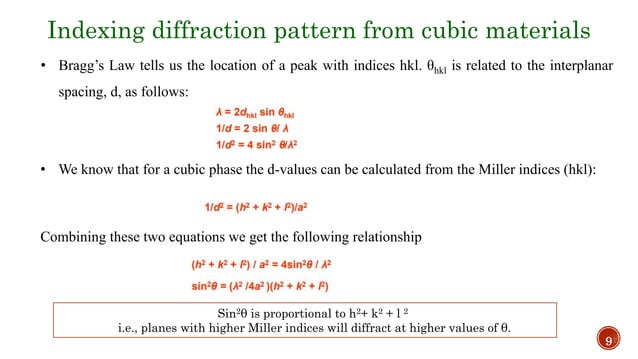 2 Crystal Structure and Crystallite Size Determination from XRD.pptx