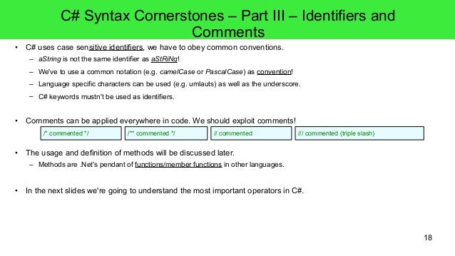 (2) c sharp introduction_basics_part_i