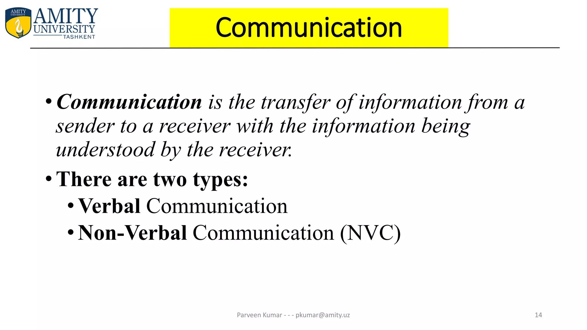Communication for Team Building & Leadership | PDF