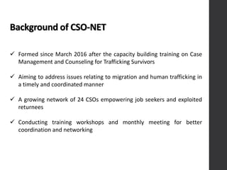 2 CSO NET - Experiences of Myanmar Migrants | PDF