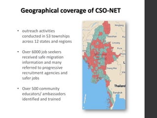 2 CSO NET - Experiences of Myanmar Migrants | PDF