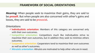 CSR - Framework of Social Orientation | PPTX