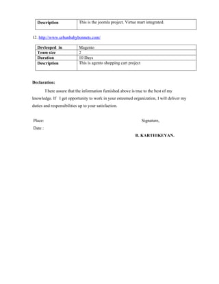 2+ Css Html Exp Resume Karthikeyan | DOC | Web Design and HTML | Internet