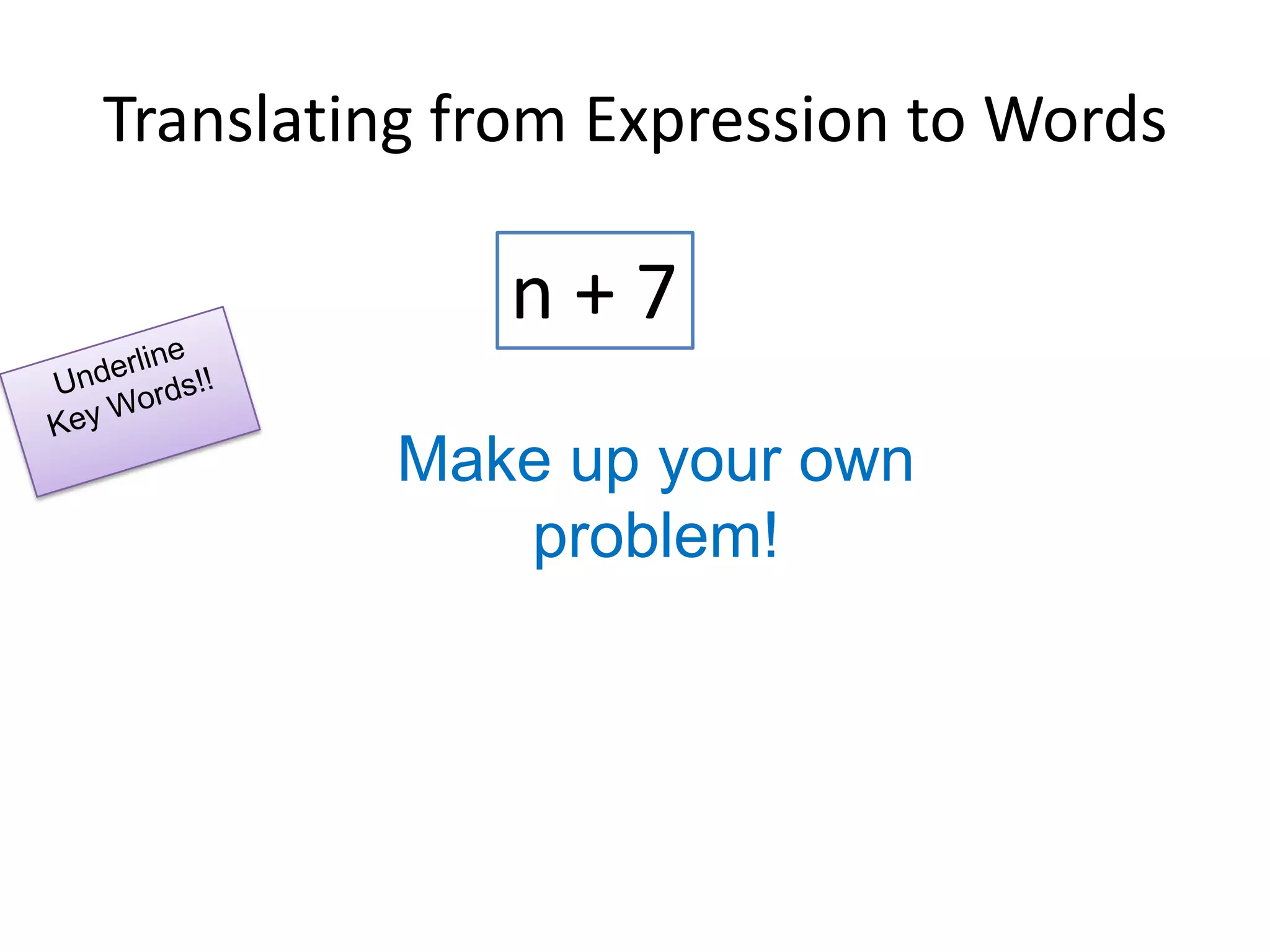 2c translate equations | PPT