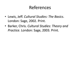 Definition of Culture and Cultural Studies | PPTX
