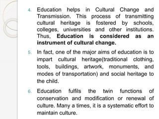Culture and Education | PPTX