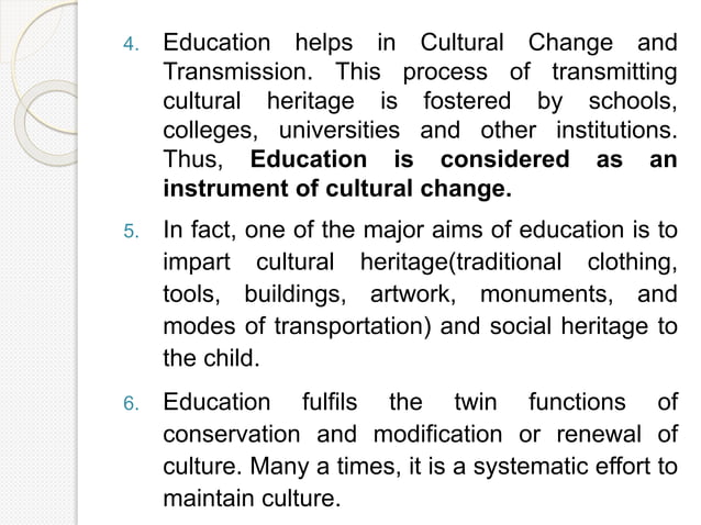 Culture and Education | PPTX