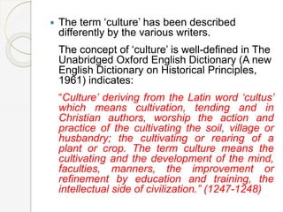 Culture and Education | PPTX