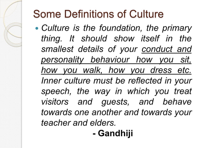 Culture and Education | PPTX