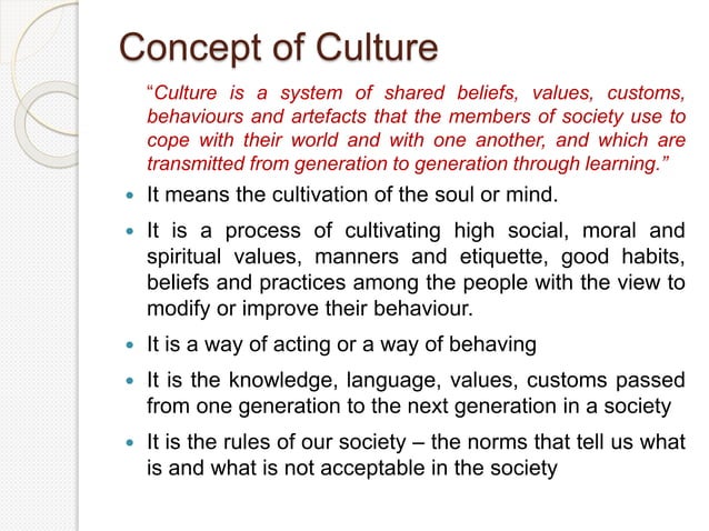 Culture and Education | PPTX