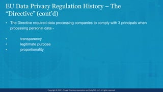 Introduction to EU General Data Protection Regulation: Planning ...