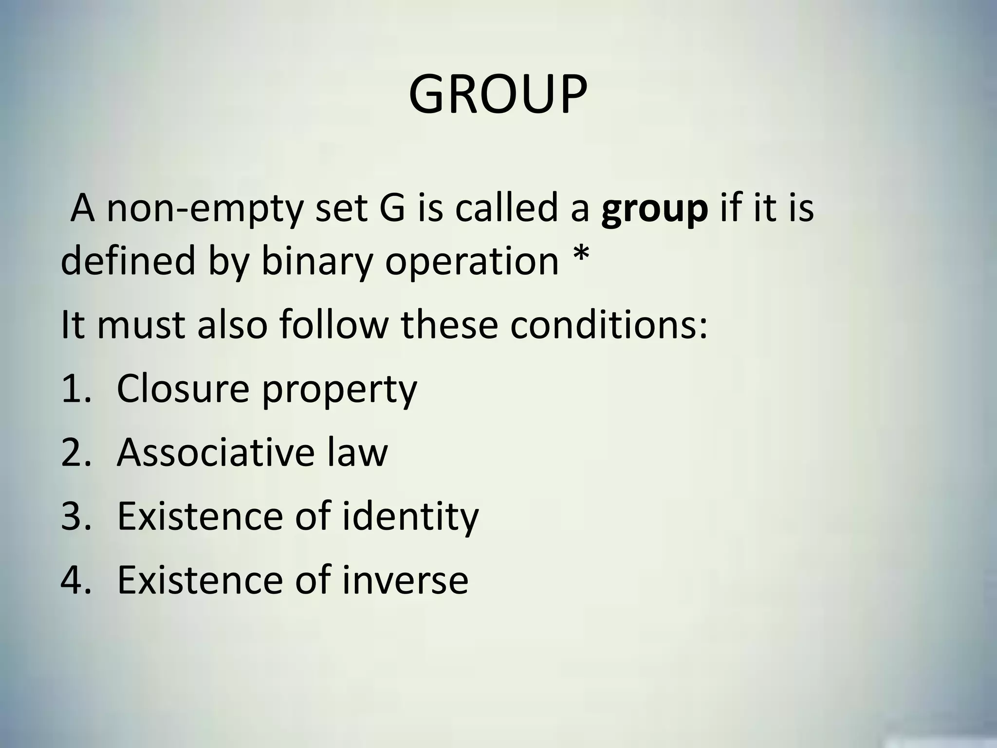 Cyclic group- group theory | PPTX