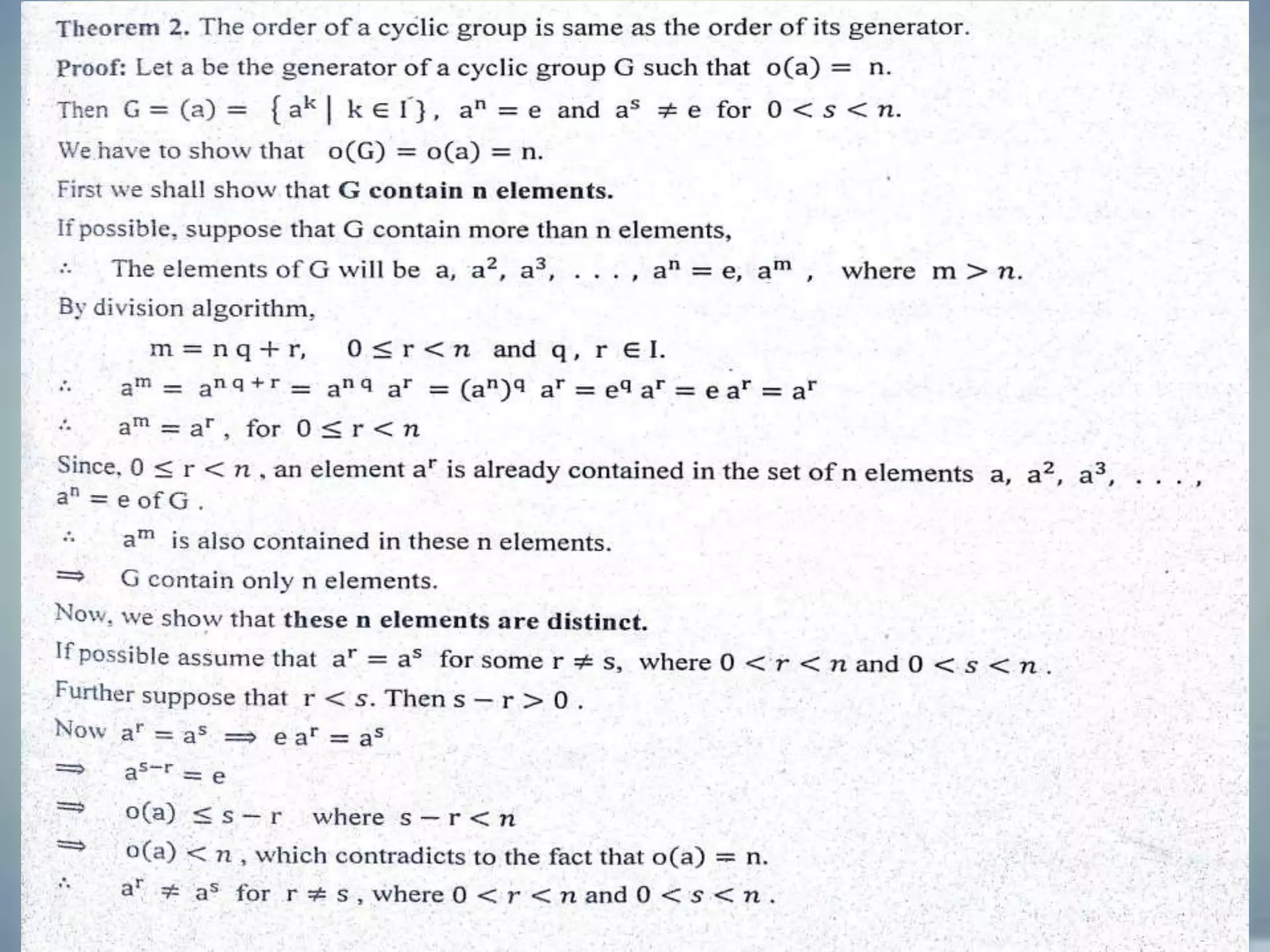 Cyclic group- group theory | PPTX