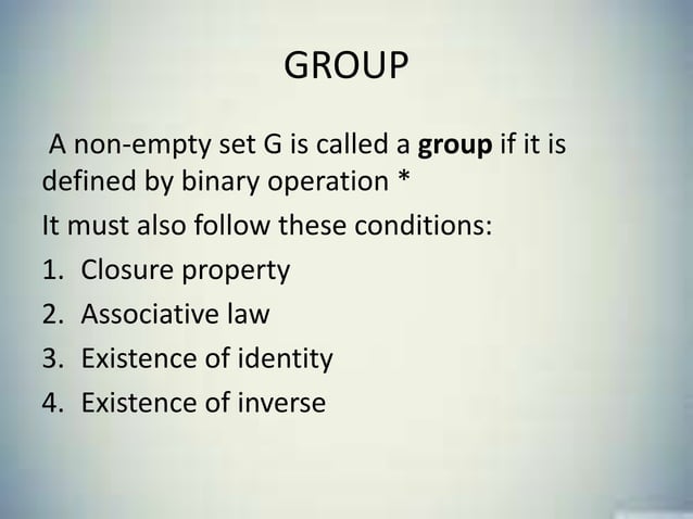 Cyclic group- group theory | PPTX