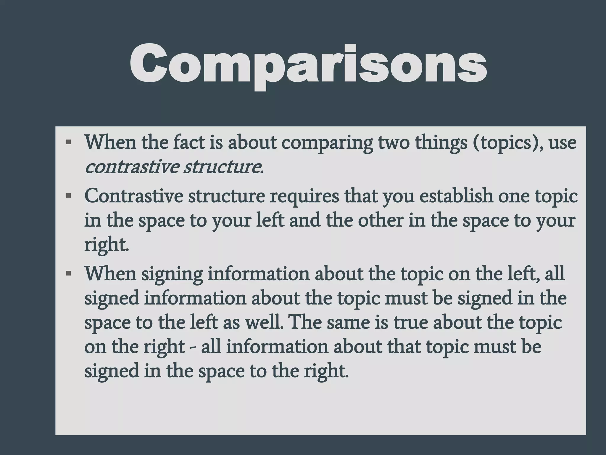 2d. Sharing Interesting Facts - Comparisons | PPT