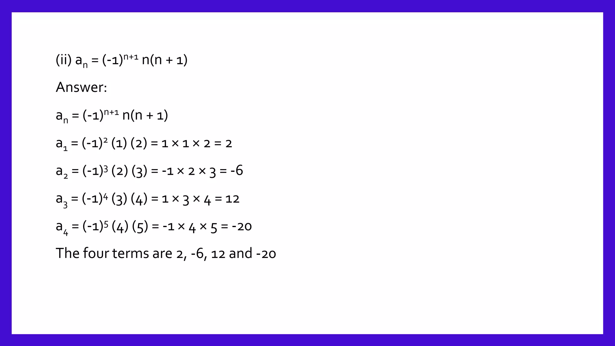 2d. Pedagogy of Mathematics - Part II (Numbers and Sequence - Ex 2.4) | PPT