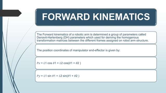2 D.O.F Robotic Arm (SCARA Robot) using Arduino Programming | PPTX | Robotics | Technology ...