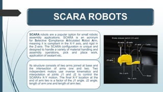2 D.O.F Robotic Arm (SCARA Robot) using Arduino Programming | PPTX | Robotics | Technology ...