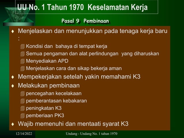 UU No. 1 Tahun 1970.ppt