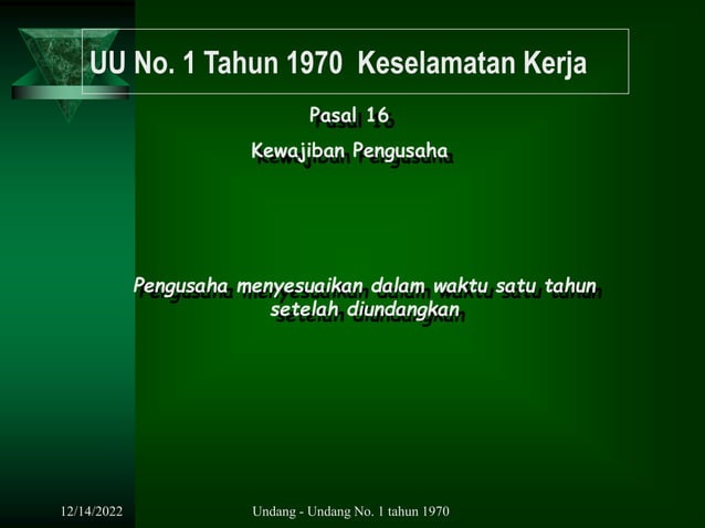 UU No. 1 Tahun 1970.ppt