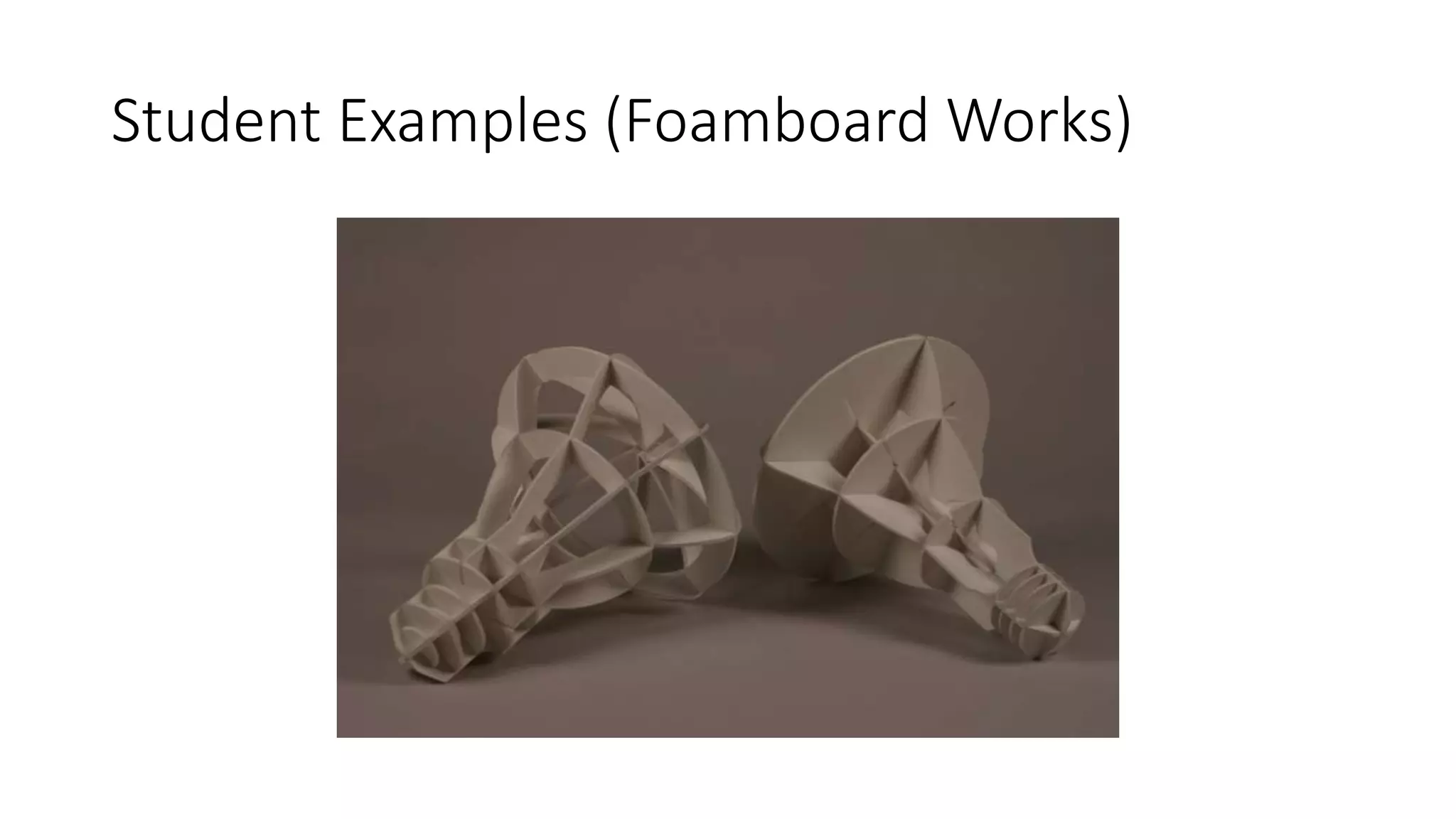 2 D to 3D foamboard art -3D Design project | PPTX