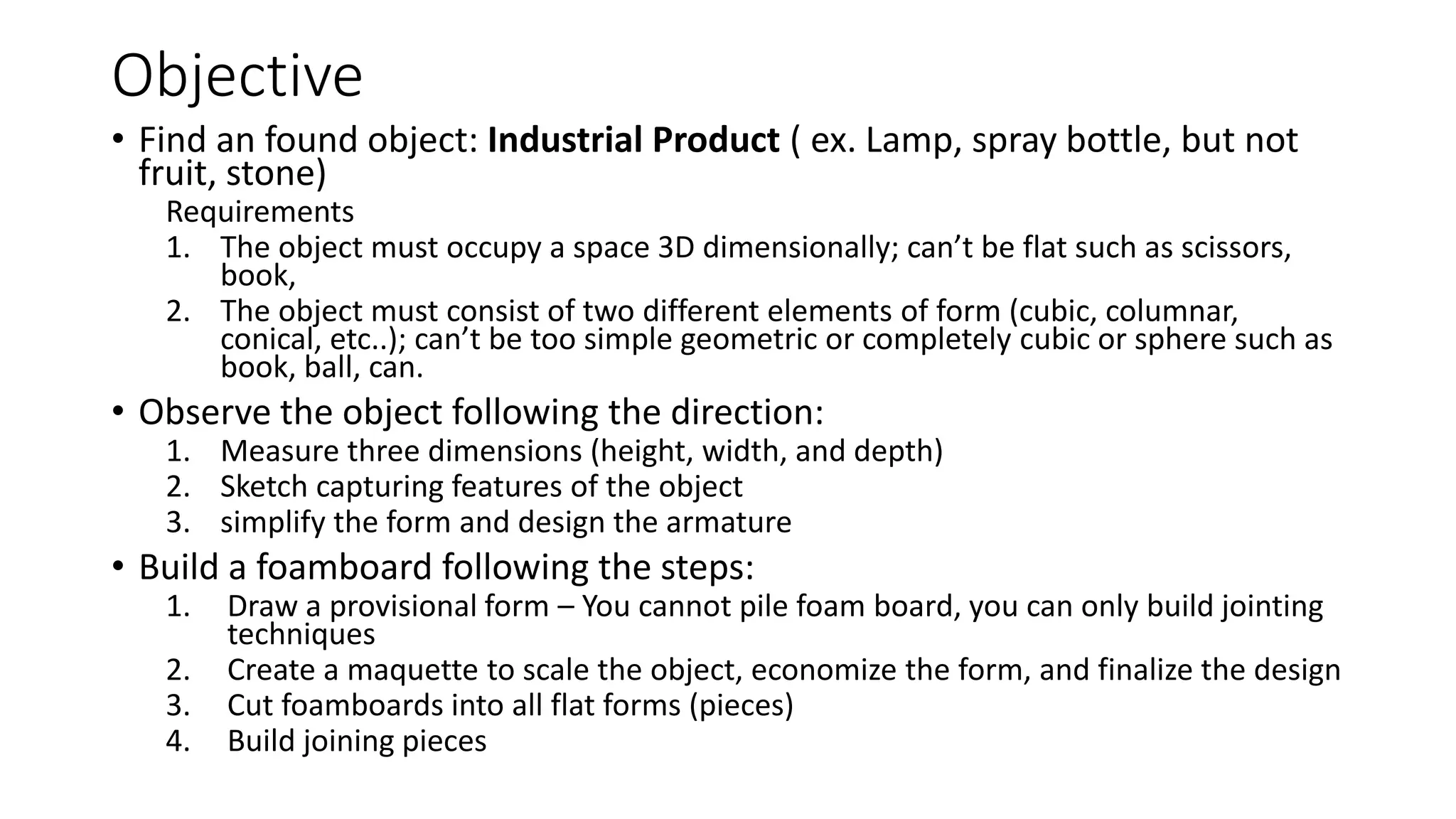 2 D to 3D foamboard art -3D Design project | PPTX