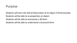 2 D to 3D foamboard art -3D Design project | PPTX