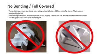 2 D to 3D foamboard art -3D Design project | PPTX