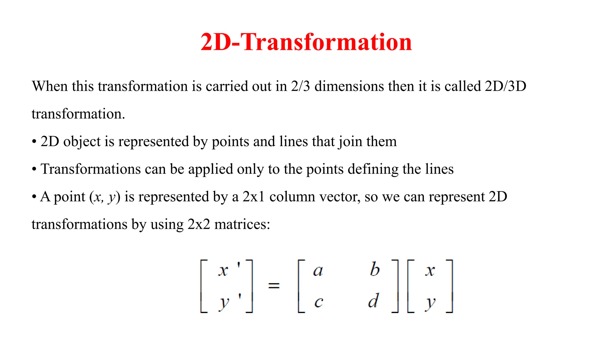 2D-3D Transformations in Computer Aided Design.pptx