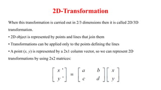 2D-3D Transformations in Computer Aided Design.pptx