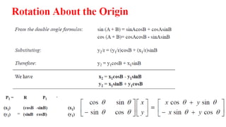 2D-3D Transformations in Computer Aided Design.pptx